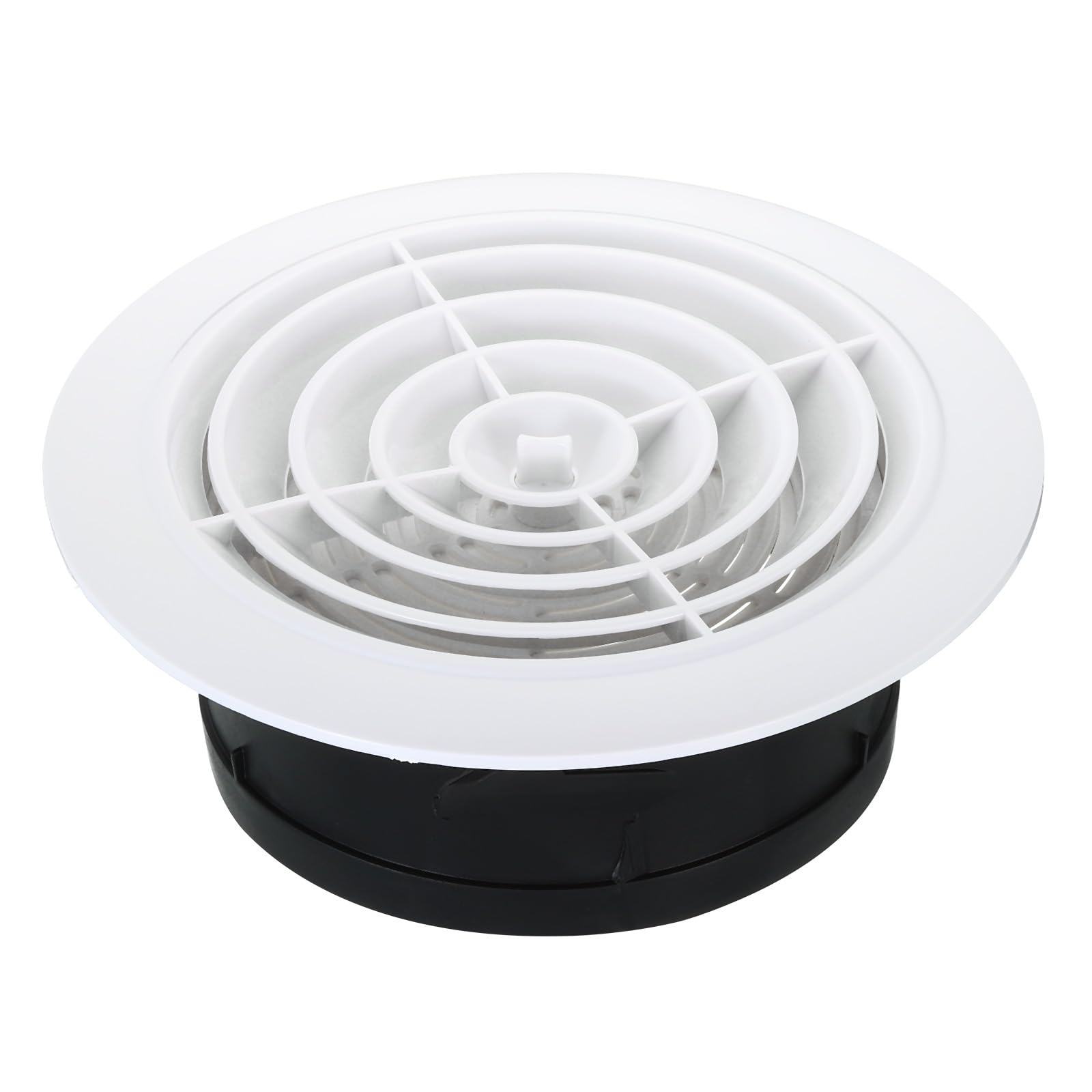 PATIKIL 6 Inch Round Air Vent, Adjustable Ceiling Diffuser Grill Cover ...