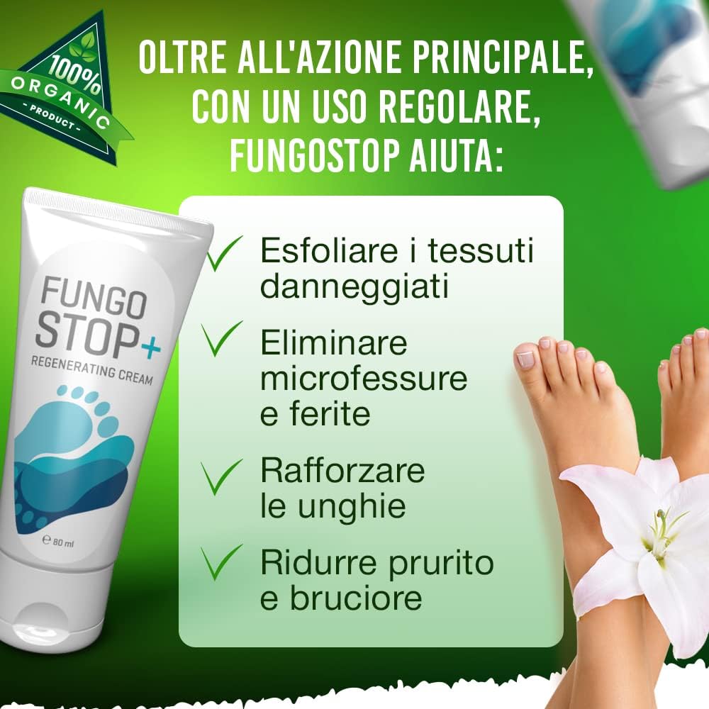 Fungostop Original Healthy Feet Cream 80 ml Natural, Antifungal ...