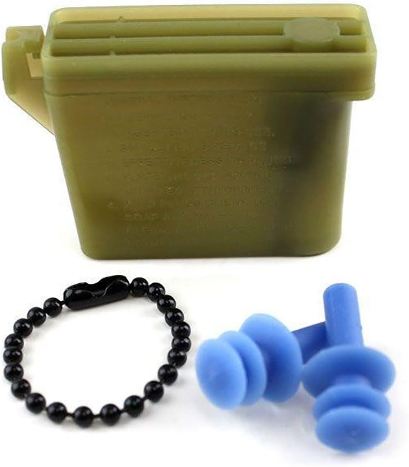 Amazon.com: VANGUARD Military Ear Plugs with Chain and Case (Orange ...