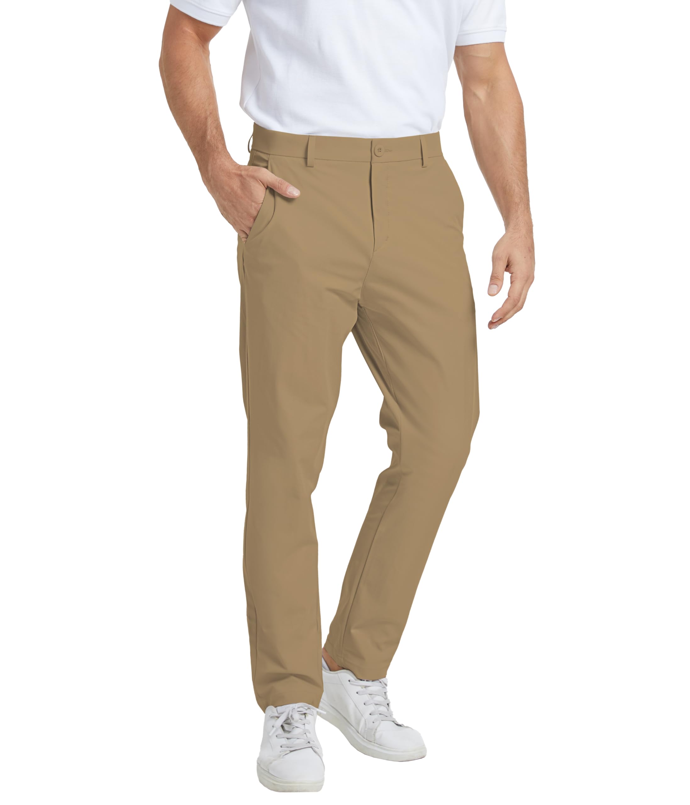 Snapklik.com : NATUVENIX Golf Pants Men Stretch Work Dress Pants ...