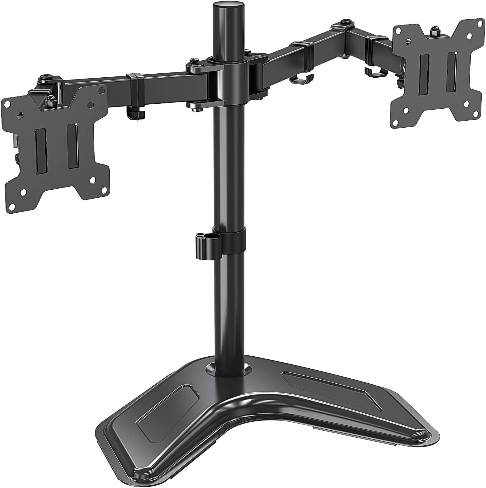 Amazon.com: HUANUO 13-32 inch Dual Monitor Stand for Desk, Free ...