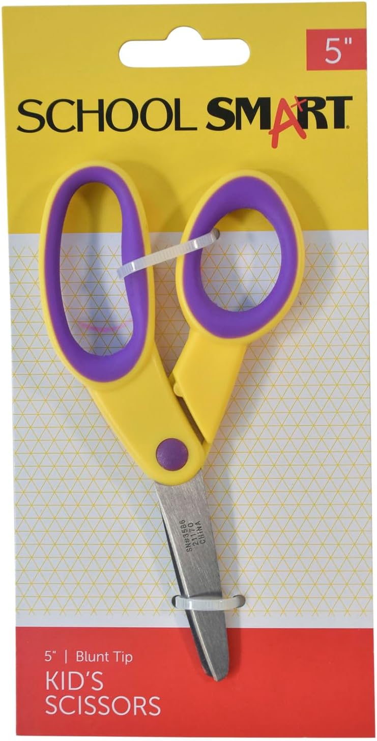 Amazon.com: School Smart Pointed Tip Student Scissors, 6 Inches : Toys ...