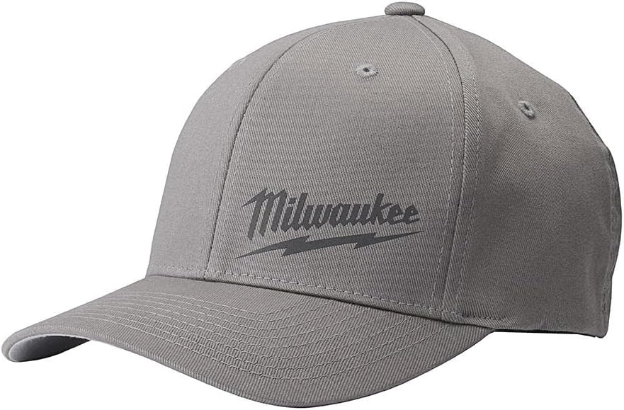 Milwaukee Tool 504G-LXL Large/Extra Large Gray Fitted Hat at Amazon Men ...