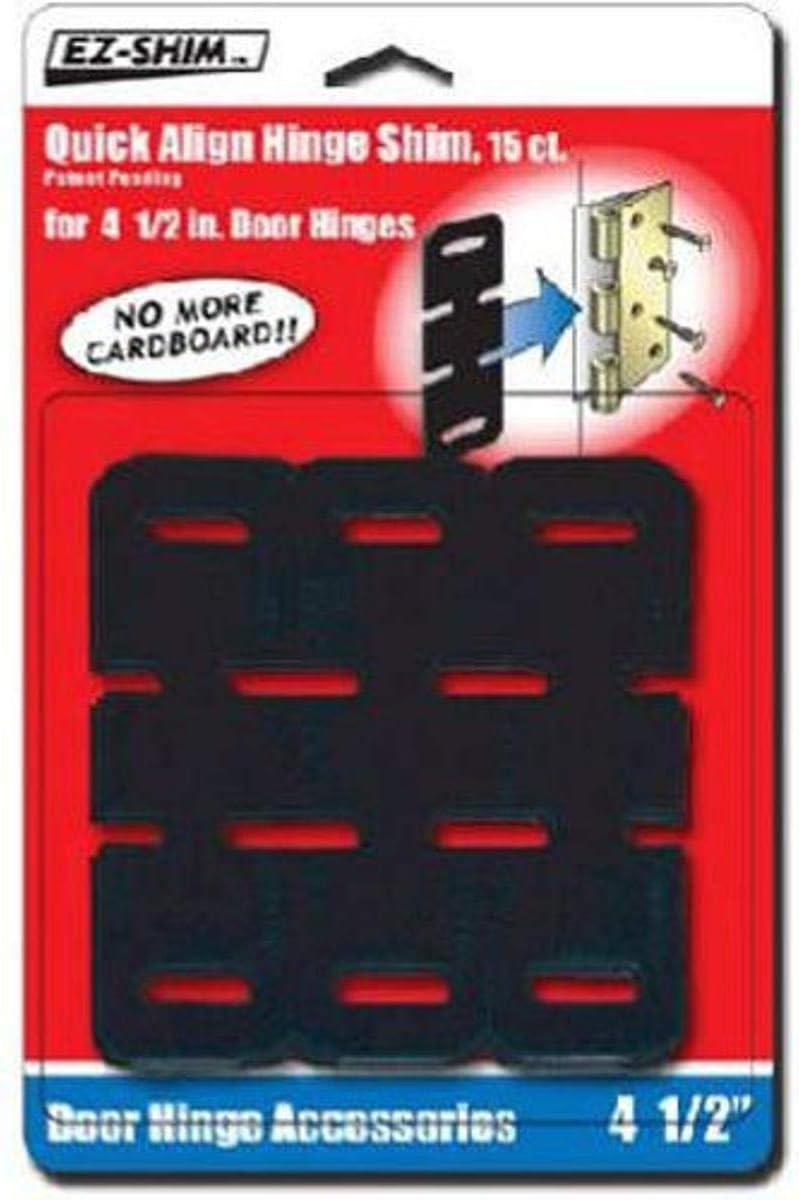 Amazon.com: EZ-Shim, Inc. HS400BP 4" Quick Align Hinge Shim (Two Packs ...