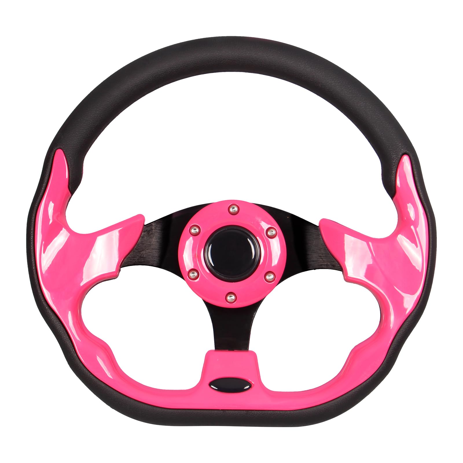 Snapklik.com : Spaorcco Pink Golf Cart Steering Wheel Universal Fit ...