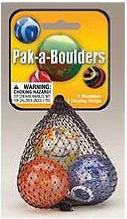 Amazon.com: Pak-A-Boulders Mega Marbles : Toys & Games