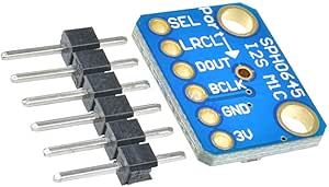 HiLetgo SPH0645 I2S MEMS Microphone Breakout Module SPH0645LM4H ...