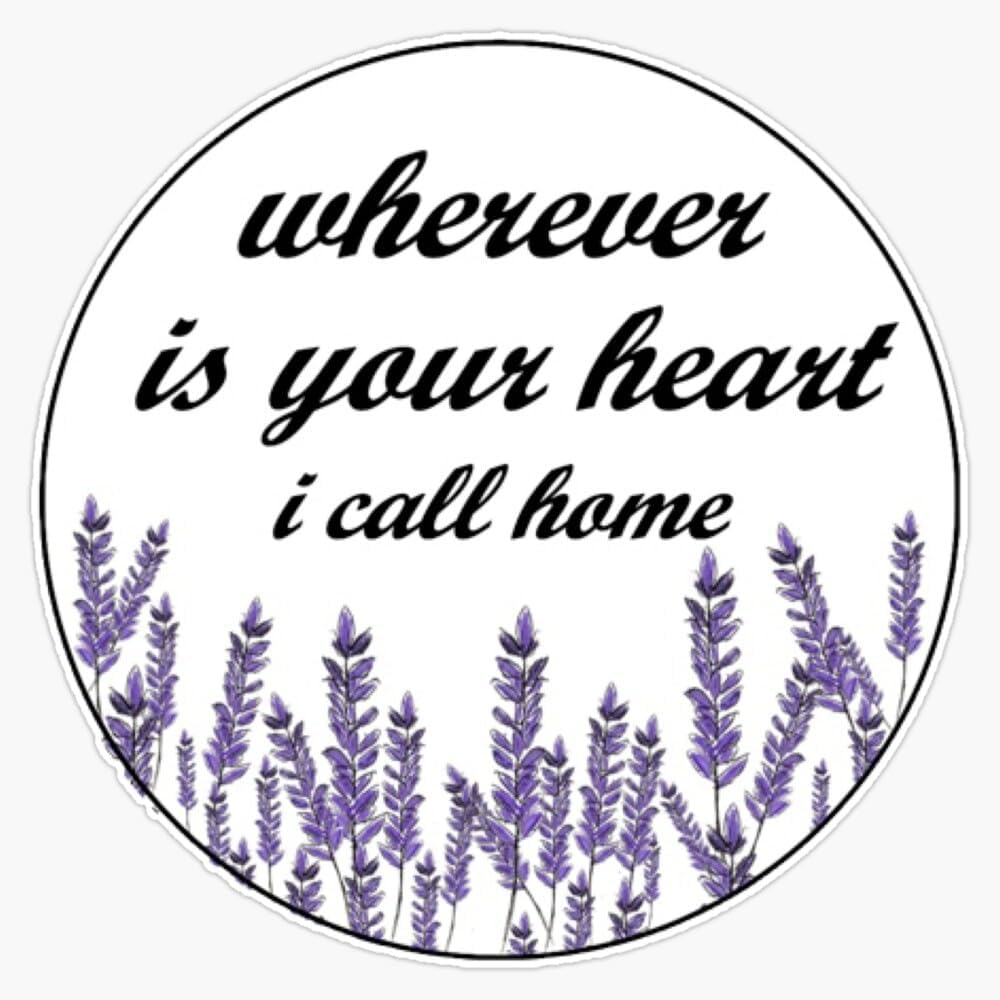 Amazon.com: Wherever is Your Heart I Call Home Brandi Carlile Sticker ...