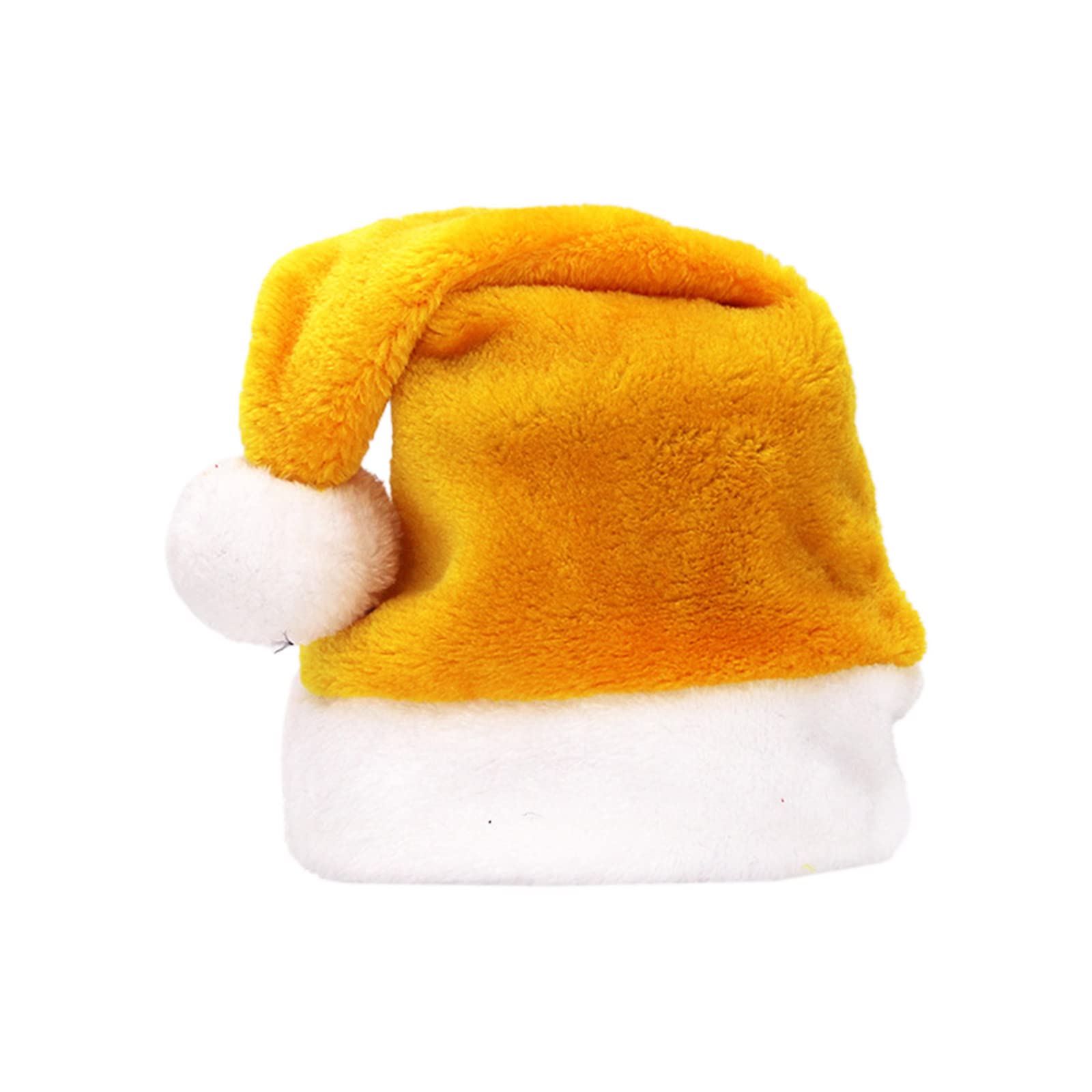 Haveratio Soft Velvet Santa Hat Comfortable Hat Traditional Multi Color ...