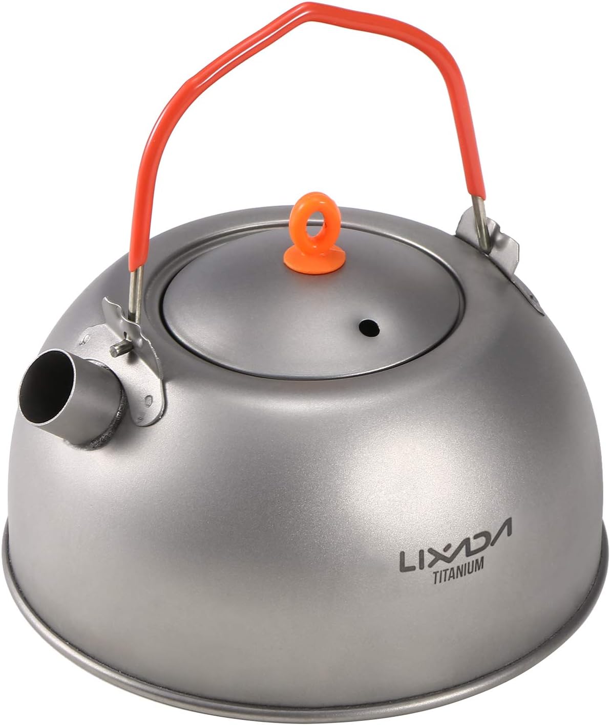 Amazon.com: Lixada 600ml Titanium Tea Kettle for Boiling Water Coffee ...