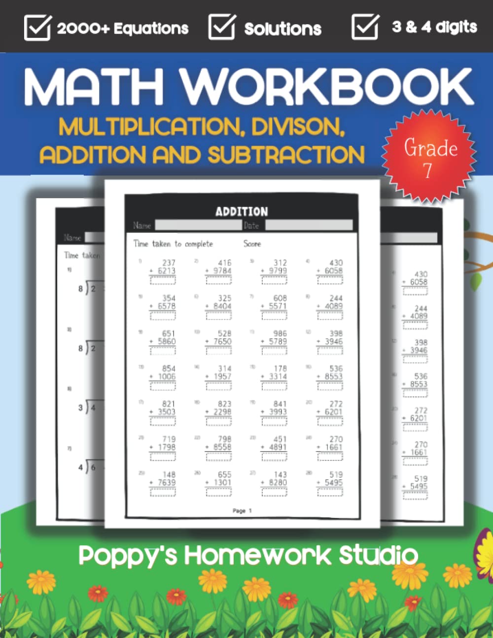 Seventh Grade Math Workbook (Suitable for Ages 12-13 Years Old ...