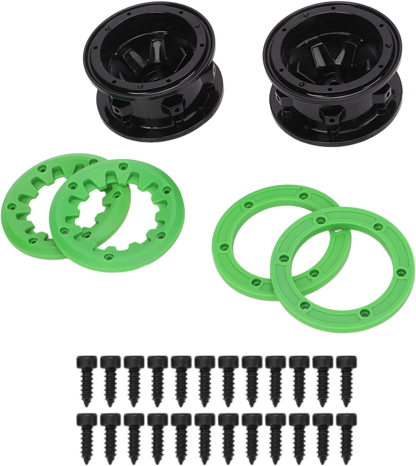 Alomejor 2 Sätze RC-Reifen für Geländewagen, Hex-Radnabe für ZD Racing ...