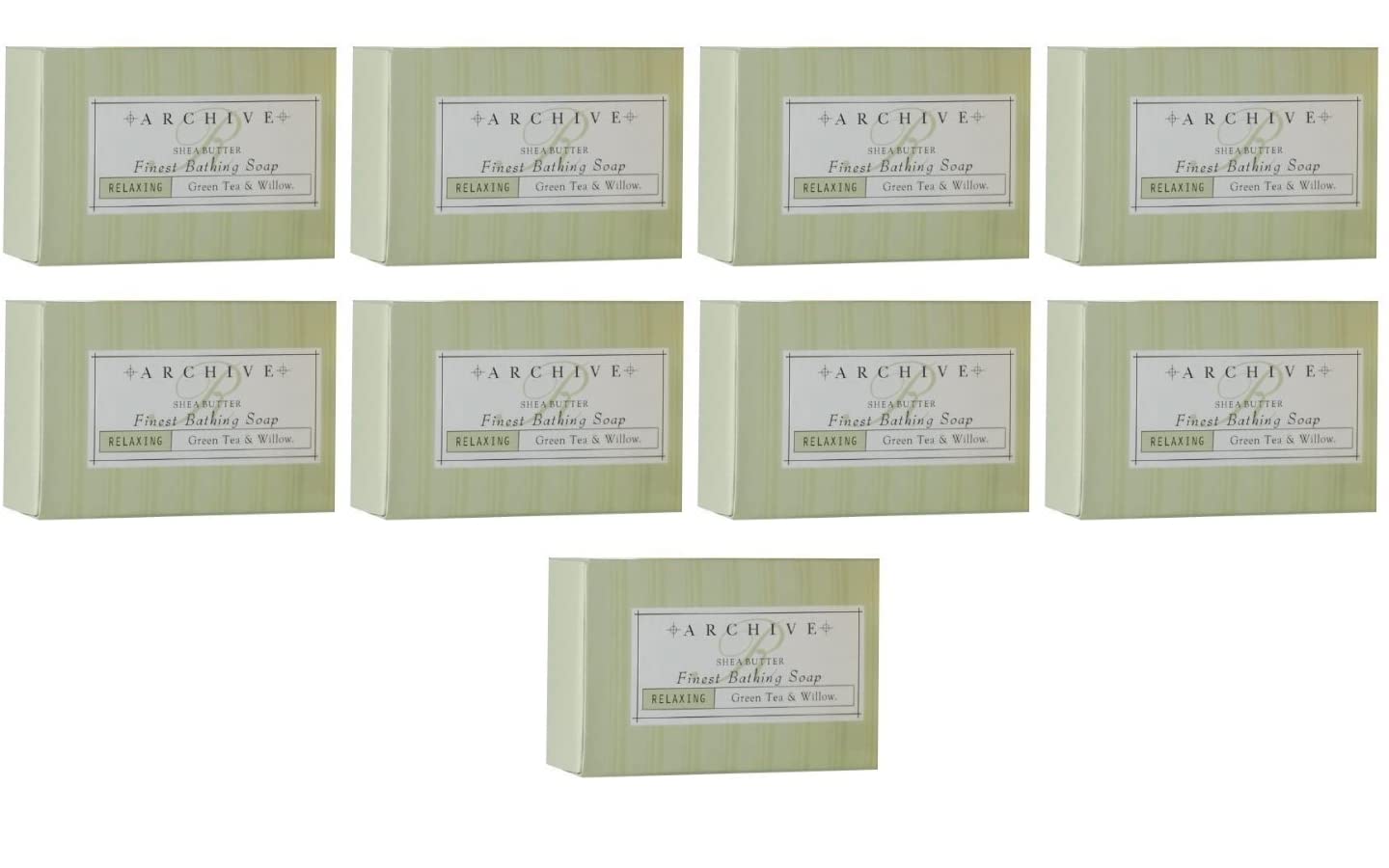 Amazon.com : Archive Essentials Green Tea & Willow Bath Soap 2.25oz ...