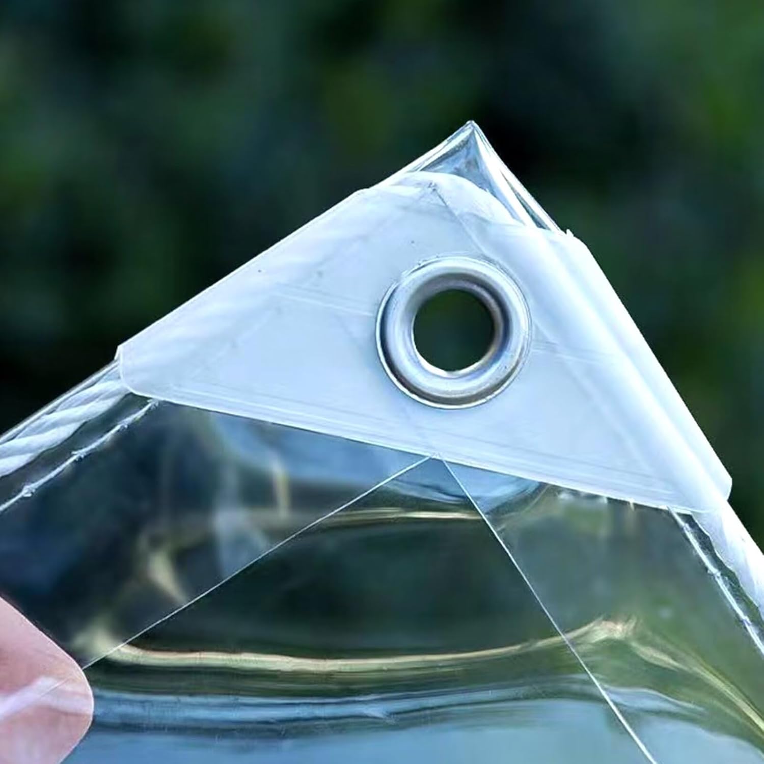 Amazon.com: 2.6' x 5' Heavy Duty Waterproof PVC Transparent Tarpaulin ...