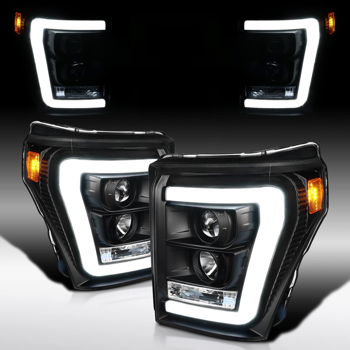 Amazon.com: JSBOYAT Headlight Assembly Replacement with Bulbs for 2011 ...