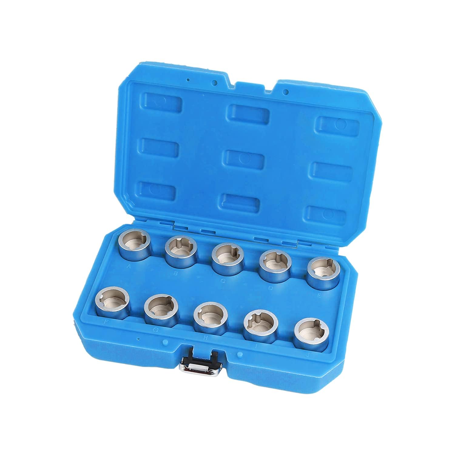 Snapklik.com : JEUCLEL 10PCS Wheel Locking Nut Key Kit For Land Rover ...