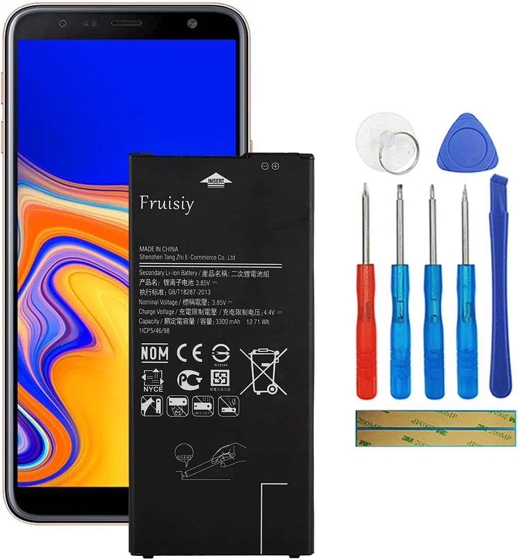 Fruisiy Battery EB-BG610ABE for Samsung Galaxy J4 Plus 2018 SM-J415F ...