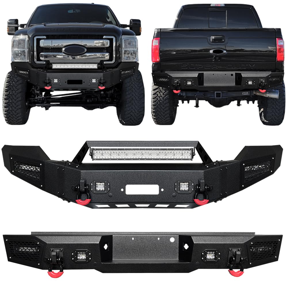 Buy Vijay Front and Rear Bumper Compatible with 2011-2016 Ford F250 ...