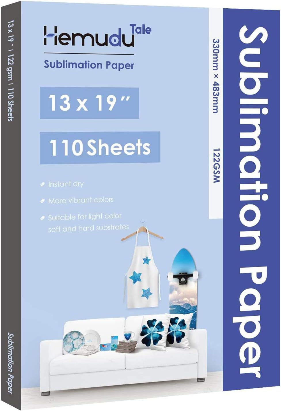 Amazon.com: Hemudu Tale Sublimation Paper 13x19 inch, 110 Sheets for ...
