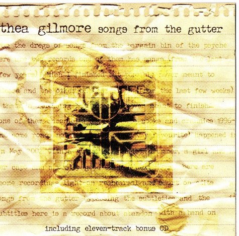 Gilmore, Thea - Songs from the Gutter - Amazon.com Music