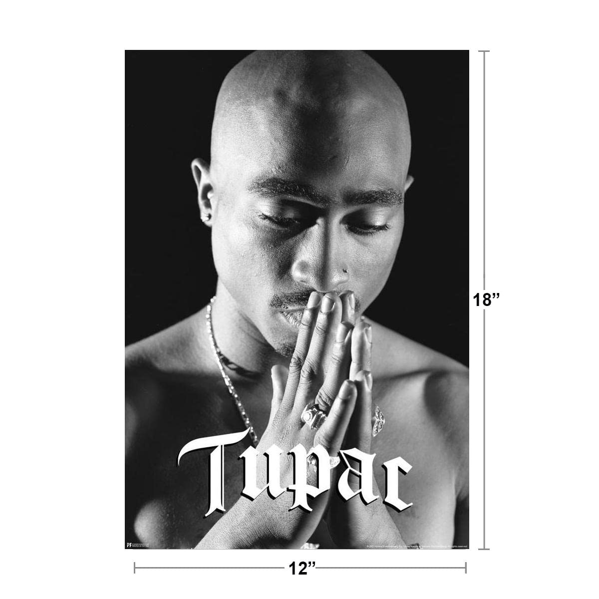 Tupac Posters 2Pac Poster Tupac Praying Poster 90s Hip Hop Rapper ...