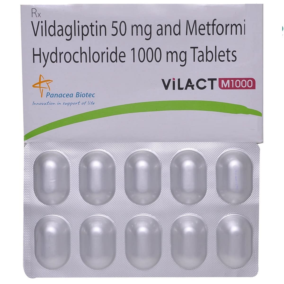 Vilact M 1000/50MG - Strip of 10 Tablets : Amazon.in: Health & Personal ...