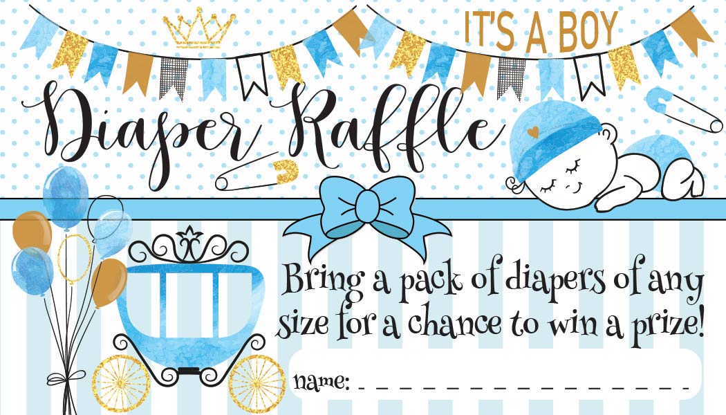 Blank Diaper Raffle Ticket