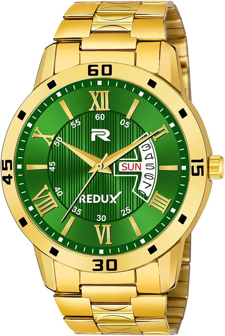 Buy REDUX Mw-404 Stainless Steel Analogue Green Dial Watch For Mens ...