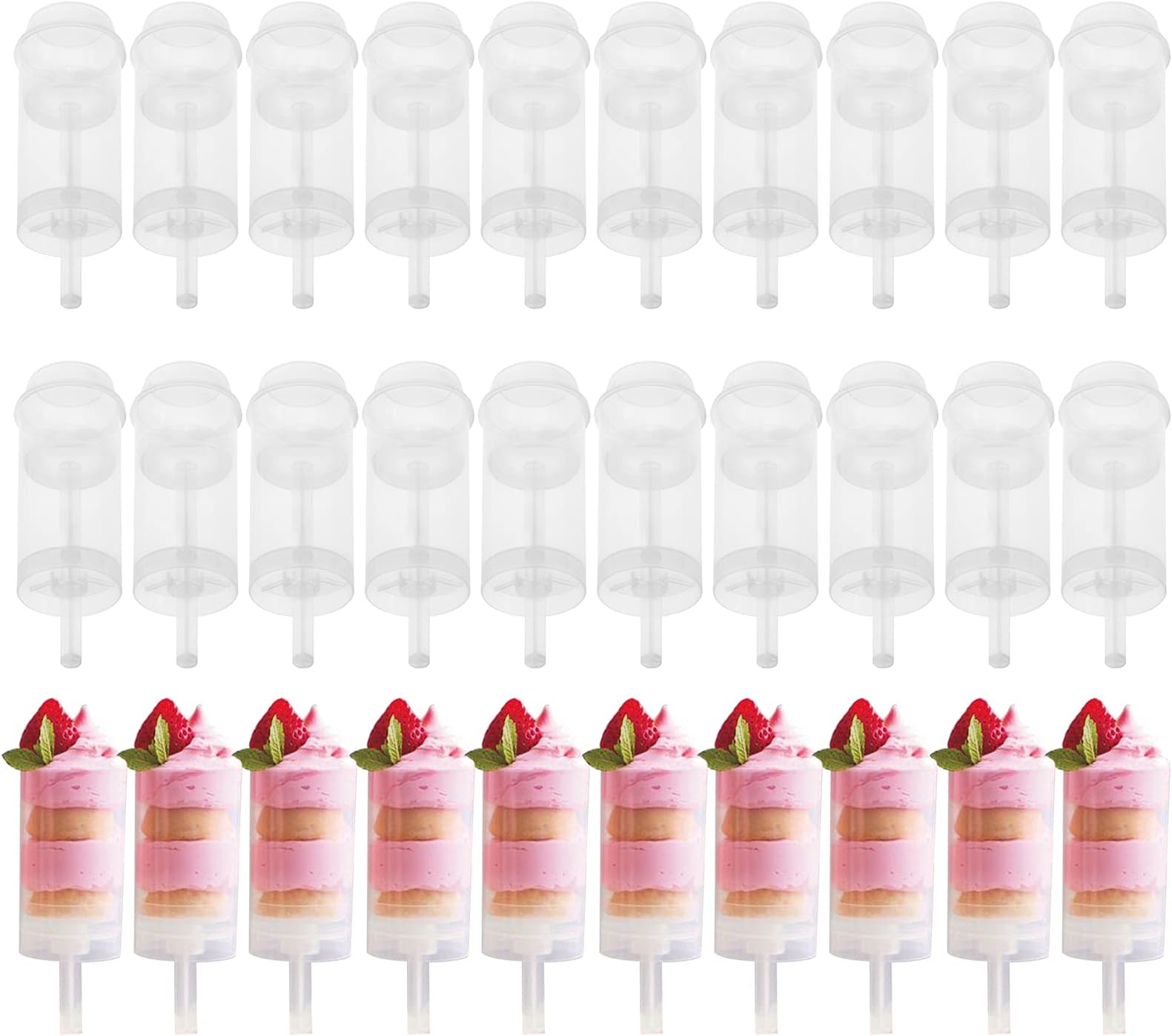 Amazon.com: Mini Push-up Cake Pop Shooter (Push Pops) Plastic ...