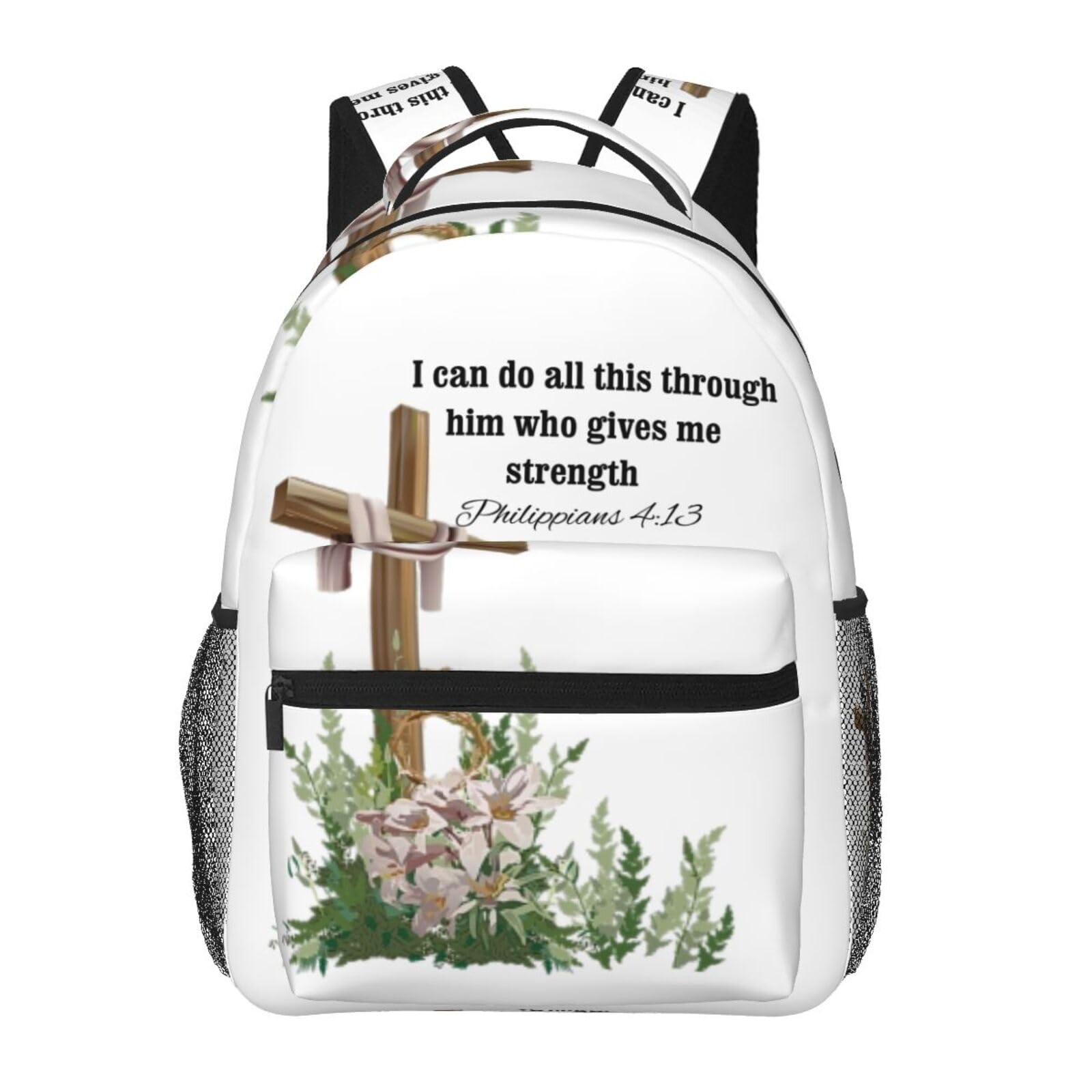 Amazon.com: ASYG Bible Verse Backpack Christian Laptop Backpack Jesus ...