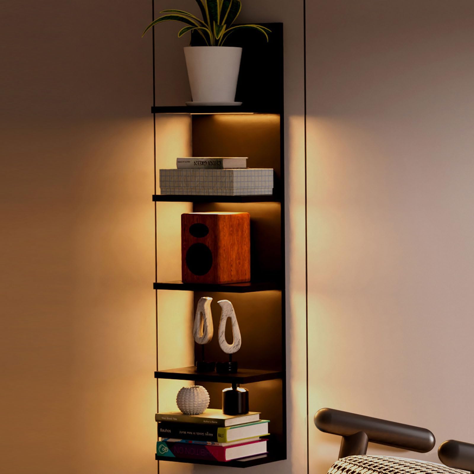Amazon.com: LACK IKEA Shelving Unit: Black/Brown [75" x 12" x 4 ...