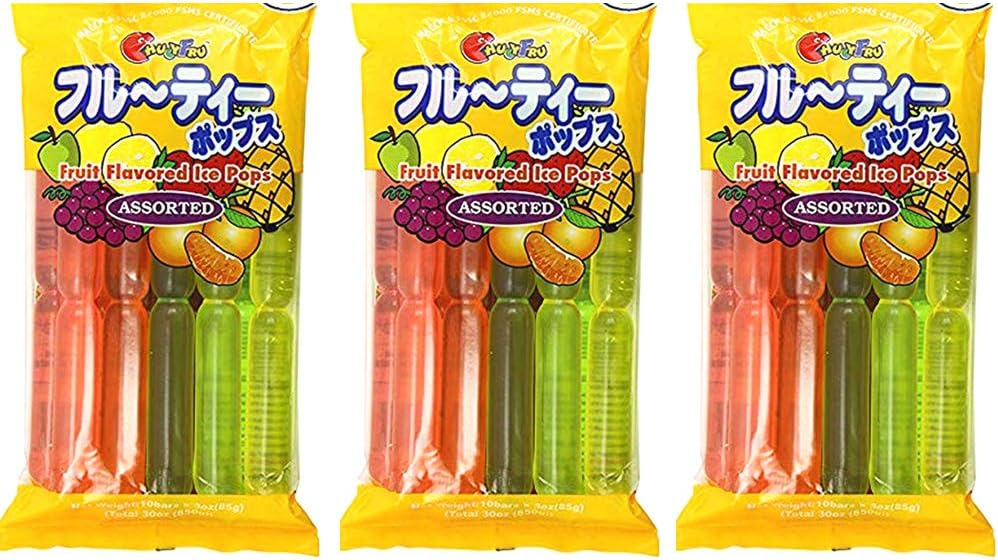 Amazon.com: Bolis Freezer Pops - 4 Packs of Frozen Ice Pops In Assorted ...