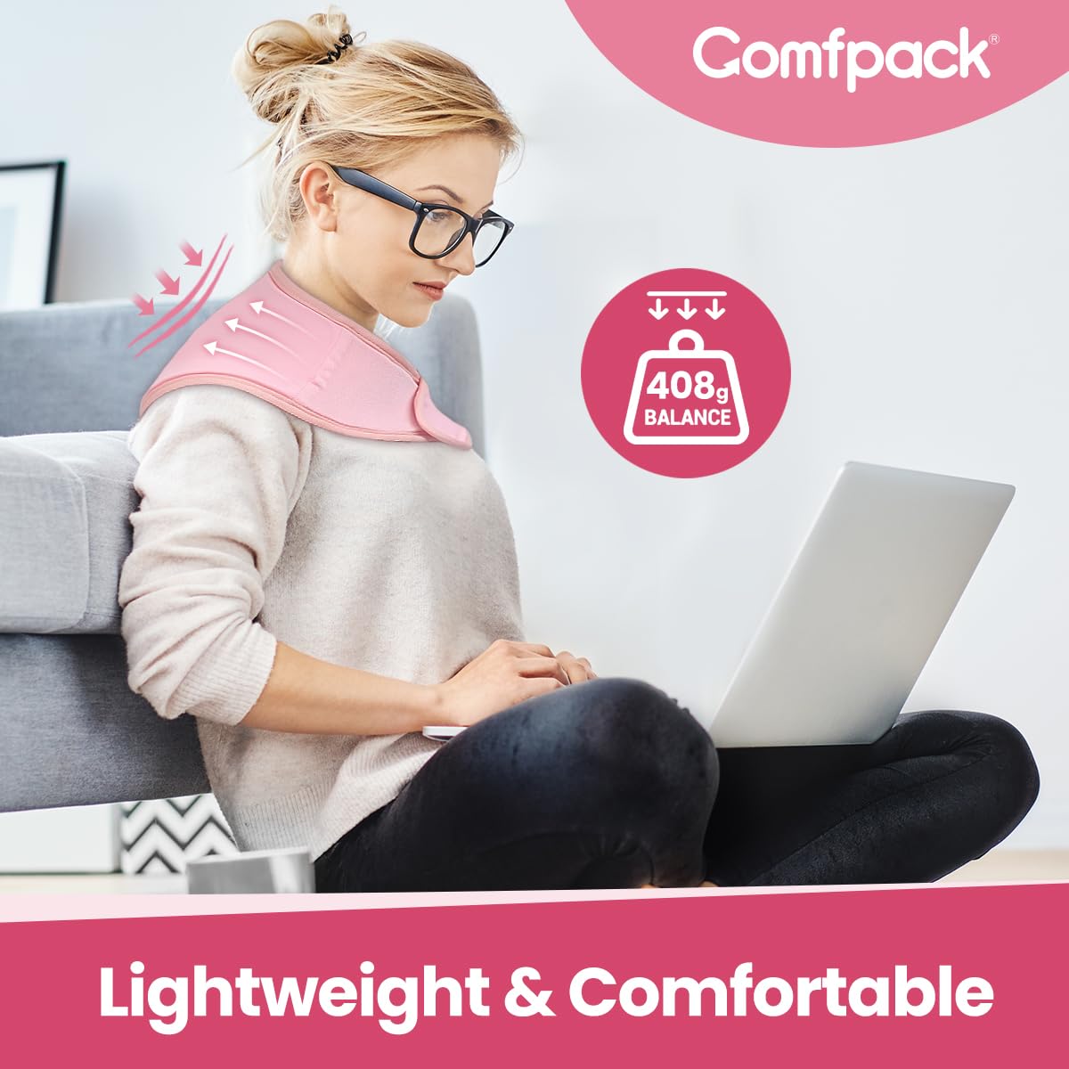 Snapklik.com : Neck Ice Pack Wrap, Flexible Gel Neck Cooling Pack For ...