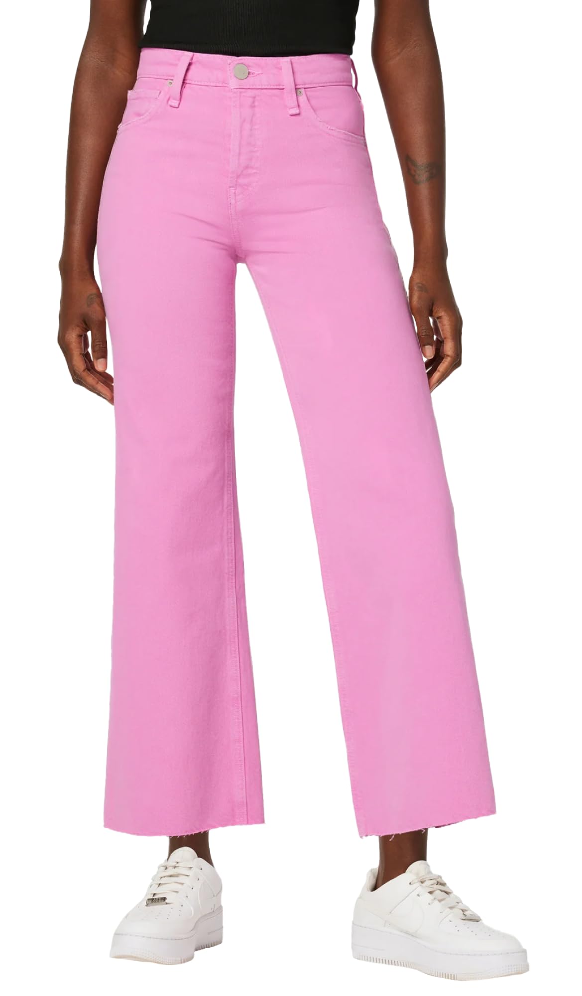 Snapklik.com : Hudson Womens Rosie High Rise Wide Leg Ankle Jean