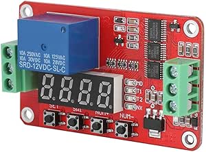 Amazon.com: Azusumi Multifunction Infinite Timing Selflocking Relay Cycle Timer Module ...