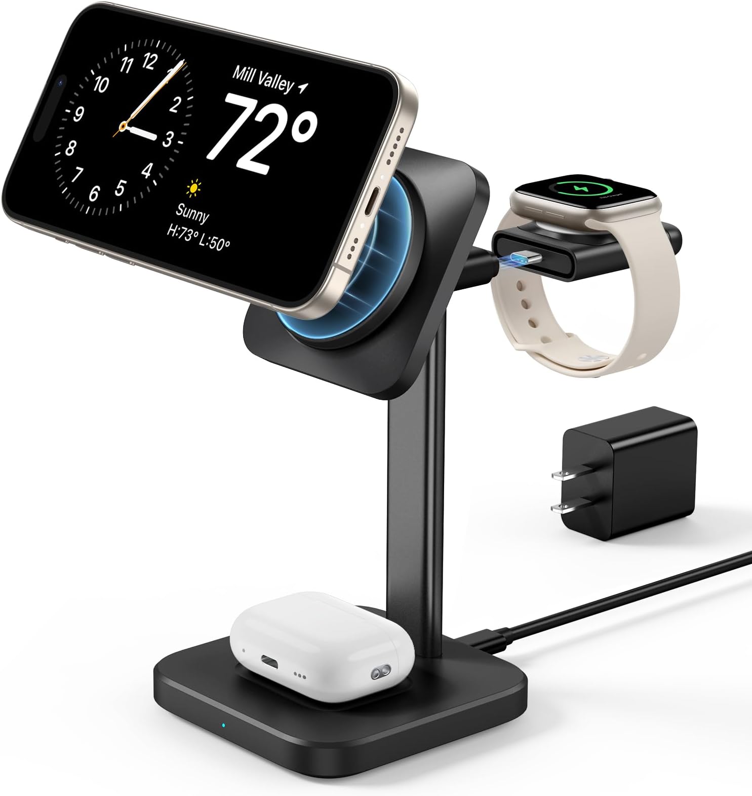 Amazon.com: ESR 3 in 1 Wireless Charging Station for Apple MagSafe ...