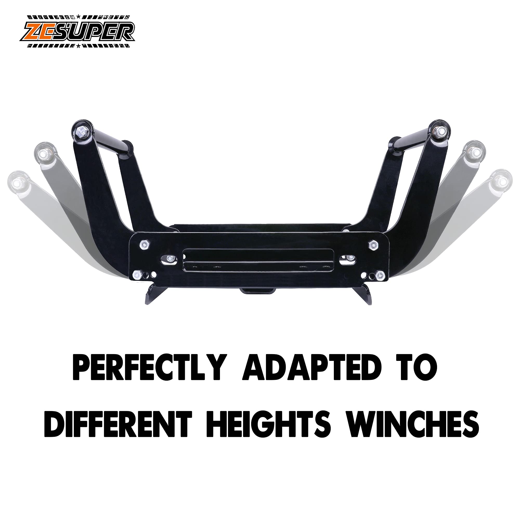 Snapklik.com : Cradle Winch Mounting Plate For Recovery Winches 8000 Lb ...