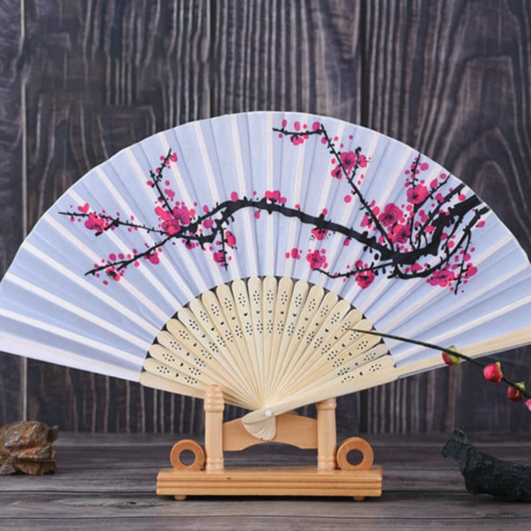 Japanese Cherry Blossom Silk Fans Shop Wholesale Cherry Blossom Fan