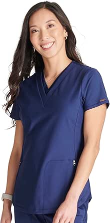 Amazon.co.jp: Cherokee Form レディース スクラブトップ Vネック CK843 : ファッション