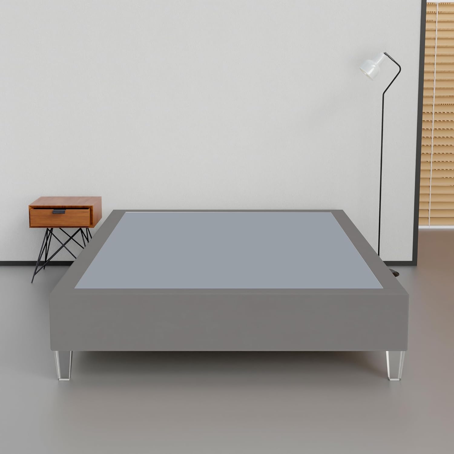 Amazon.com: Greaton, 15-Inch Premium Vinyl Material Wood Box Spring/Bed ...