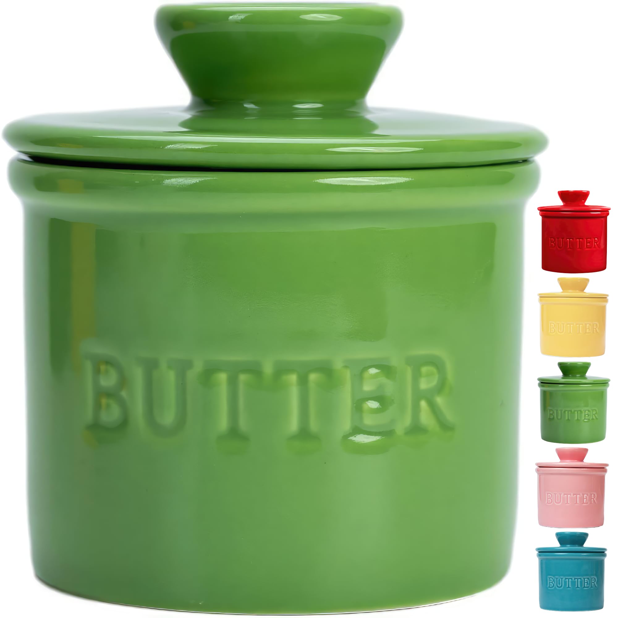 Snapklik.com : PriorityChef French Butter Crock For Counter