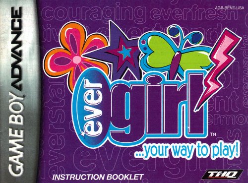 Ever Girl GBA Instruction Booklet (Game Boy Advance Manual only ...