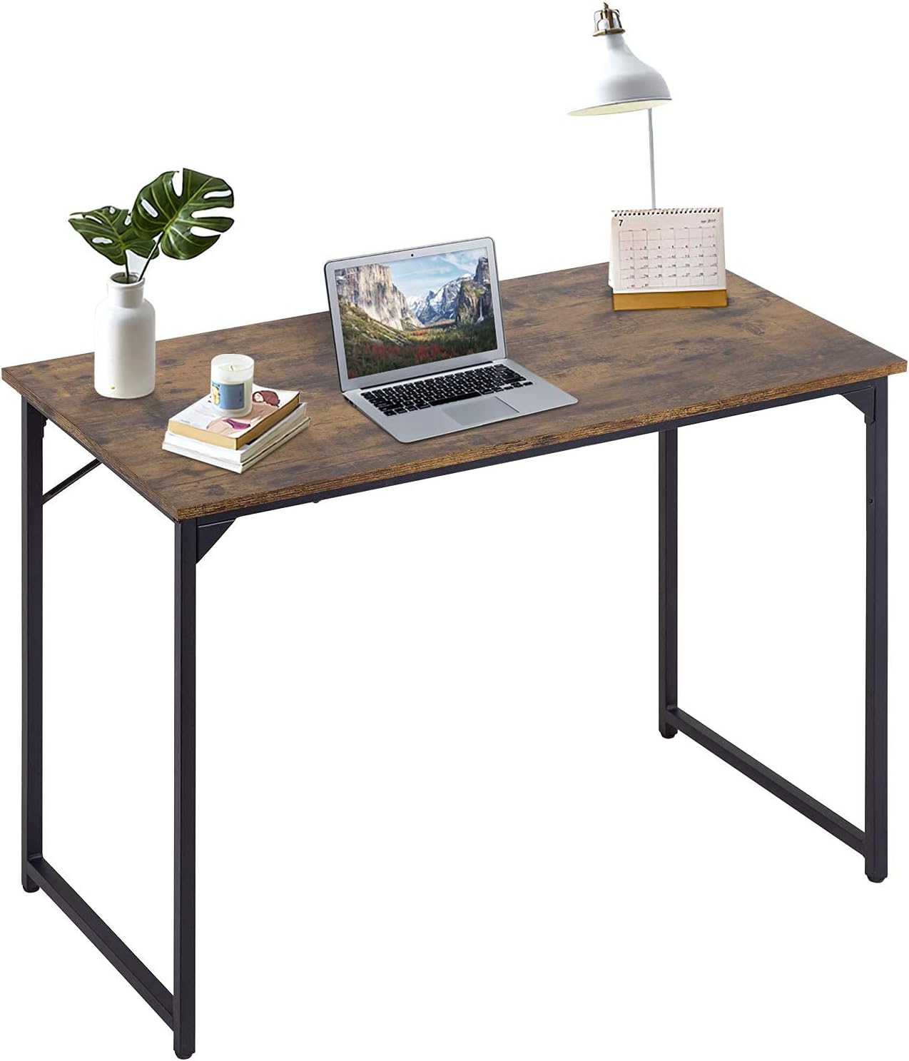 Amazon.com: HCB Computer Desk 39inch Home Office Desk Writing Study ...