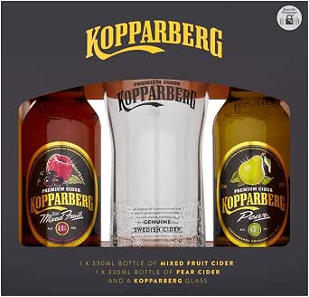 Kopparberg Cider 2 X 330ml & Glass : Amazon.co.uk: Grocery