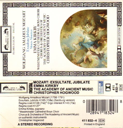 Mozart-Hogwood -Exsultate Jubilate: Amazon.fr: CD et Vinyles}