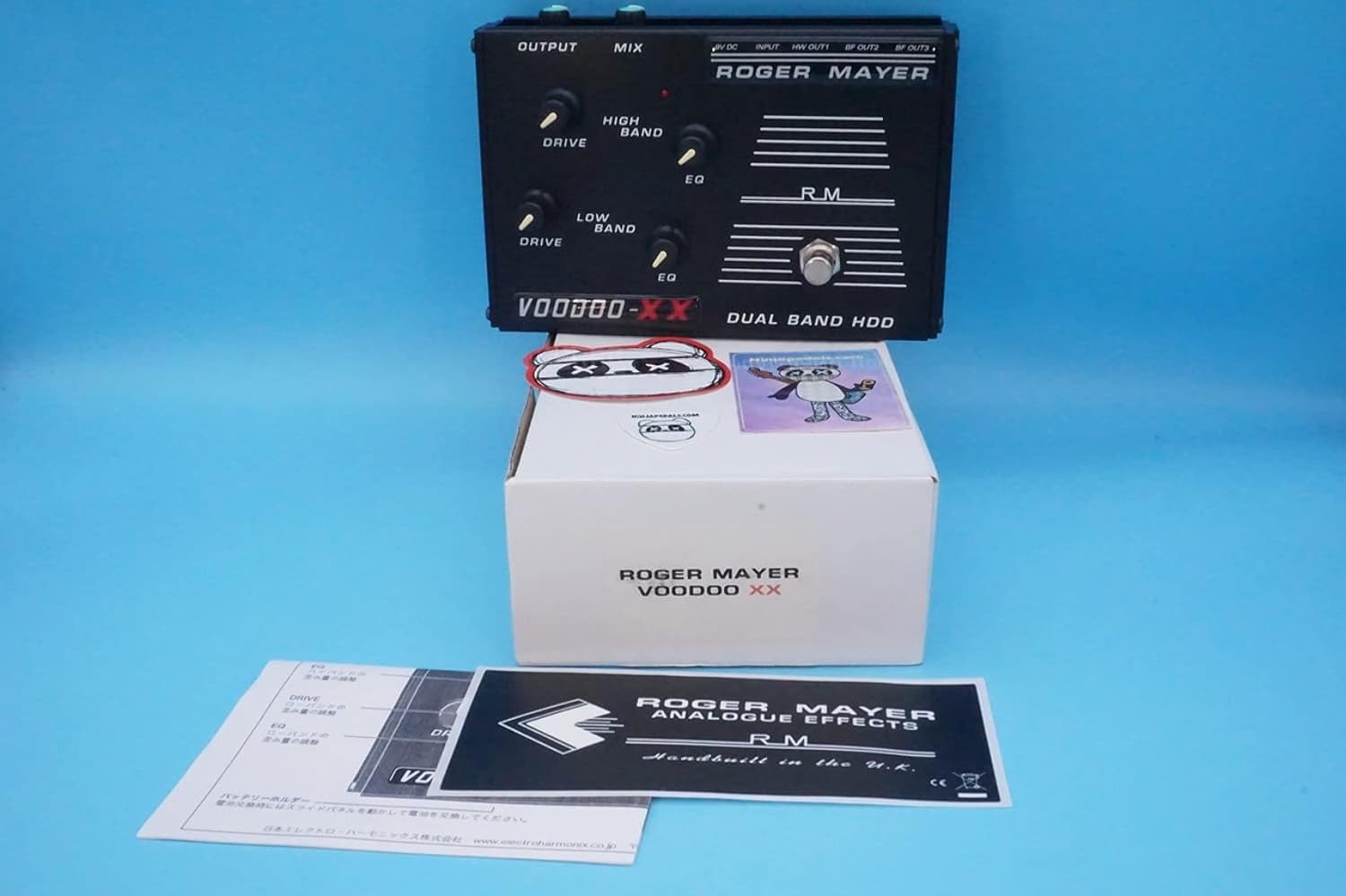Amazon.com: Roger Mayer Voodoo XX Dual Band Overdrive : Musical Instruments