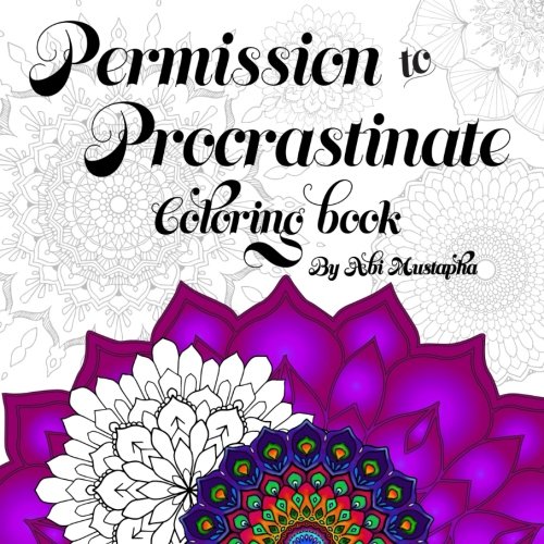Amazon.com: Permission to Procrastinate Coloring Book: 9781547033447 ...