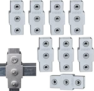 Square Tube Clamps Square Tube Fittings, SiegYma 8Pcs Square Pipe Clamp ...