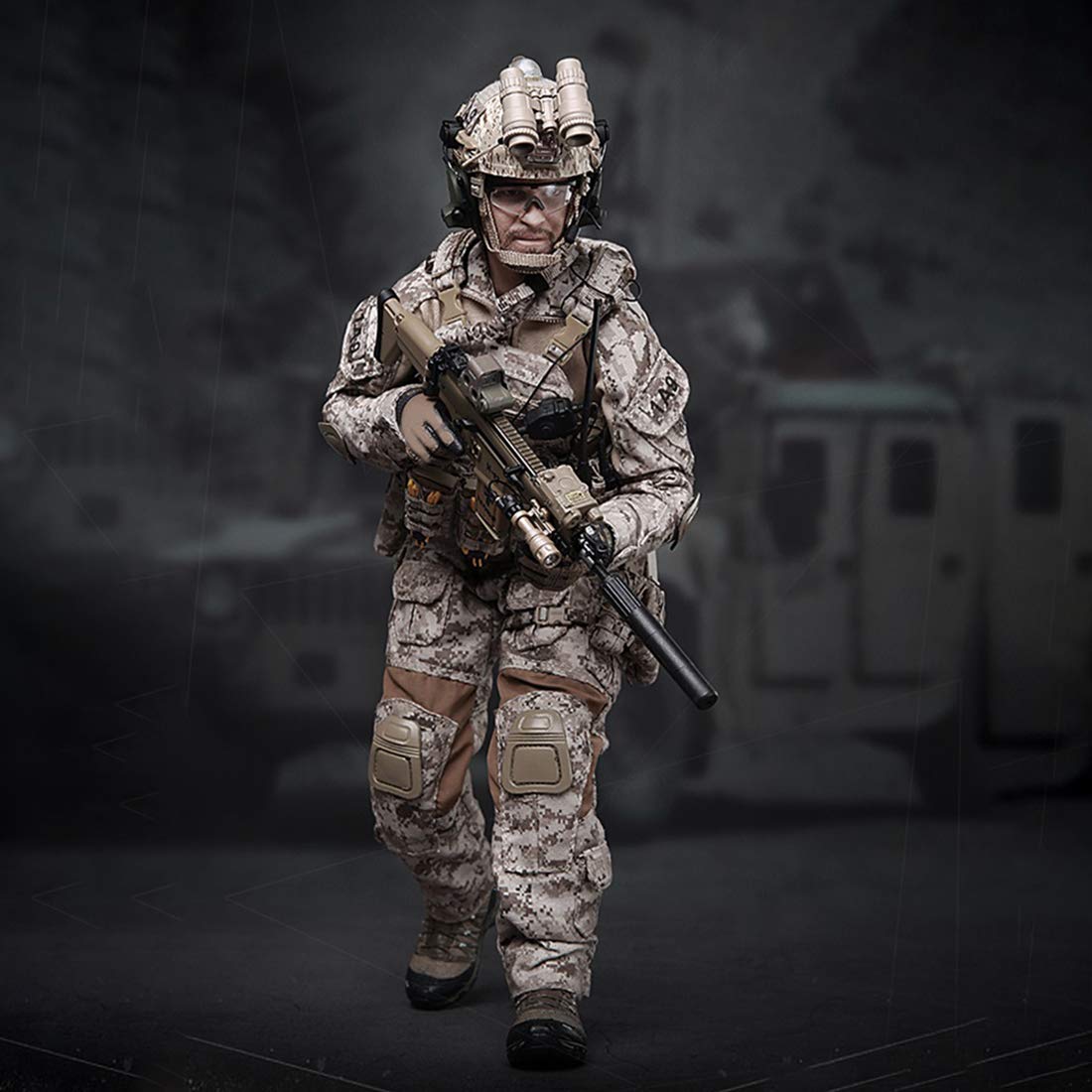 Lingxuinfo 1/6 Navy Special Forces Action Figure, DIY Movable Realistic ...