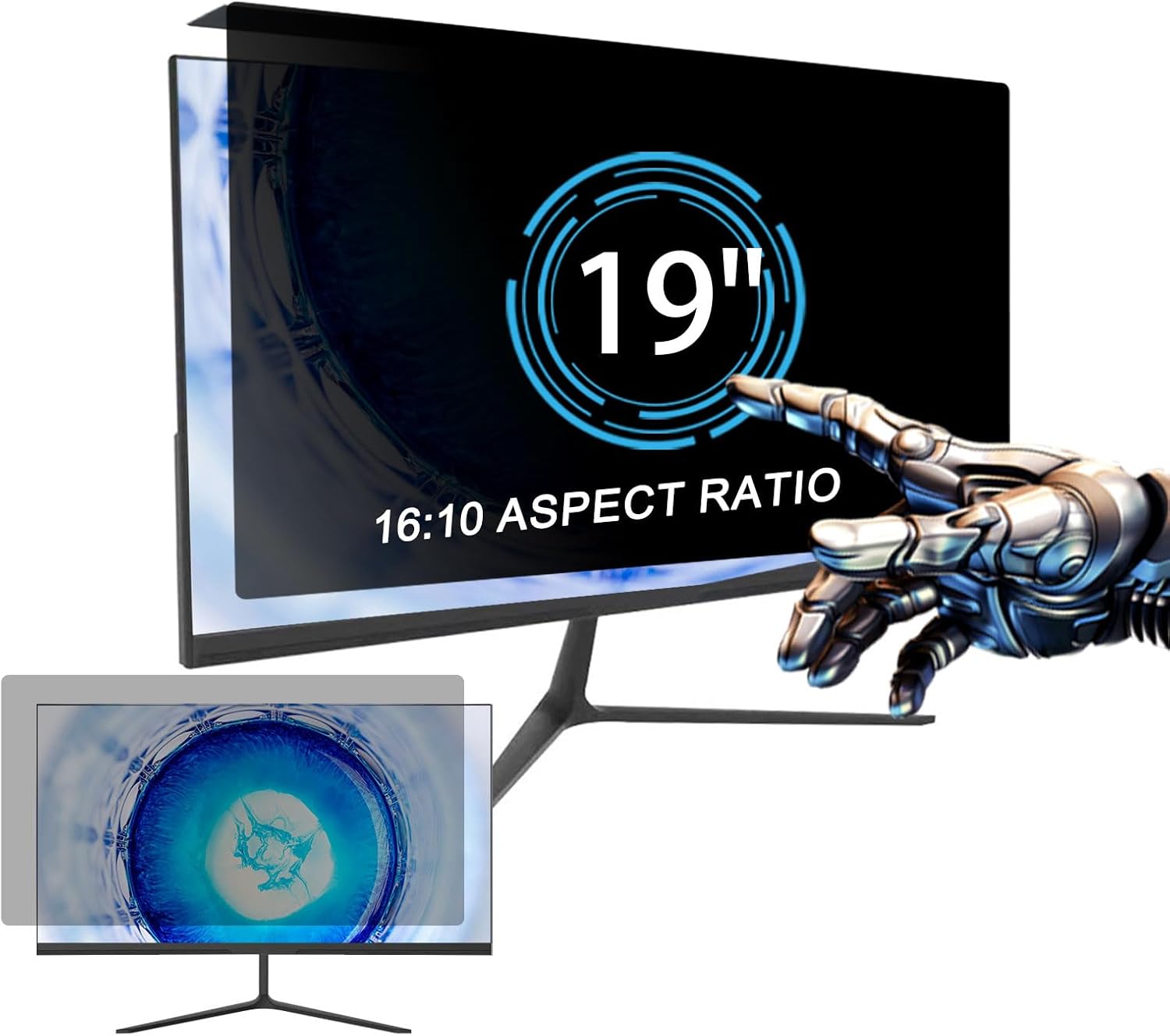 Amazon.com: LYLSMGS Privacy Computer Screen Cover 19 inch Monitor Anti ...